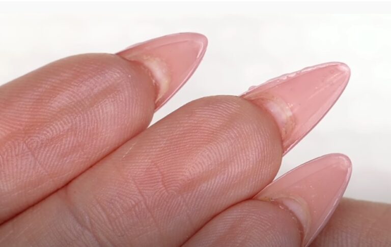 How To Get Rid Of Natural Nail Growth Under Acrylics? - Prep My Nails